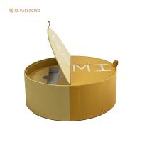 China Custom Printed Half-Round Cosmetic Box with Magnetic Closure for Luxury Perfume and Skincare Packaging for sale
