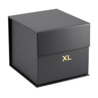 China Luxury Black Paper Watch Box with Custom Logo Printing for sale