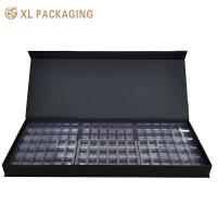 China Chocolate Packaging Box XL Book Shaped Magnetic Paperboard with PVC Window for sale