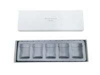 China Embossed Rigid Gift Box with Secure Blister Insert for 4 Bottles - Elegant Embossed Surface & Full Custom Printing for sale