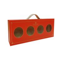 China Magnet Gift Box With Handle Packaging Box Tea Hot Coffee Chocolate Bag Suitcase Box for sale