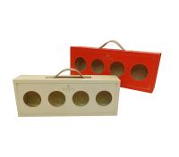 China Magnet Gift Box With Handle Packaging Box Tea Hot Coffee Chocolate Bag Suitcase Box for sale