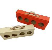 China Magnet Gift Box With Handle Packaging Box Tea Hot Coffee Chocolate Bag Suitcase Box for sale