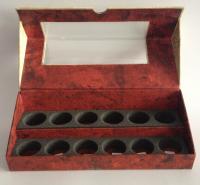 China Custom Black Magnetic Paper Gift Boxes with EVA Foam Insert for Cosmetics for sale