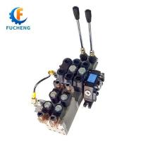 China Hand Control Hydraulic Directional Control Valve DCV100/2-S 75.9 Pressure 100LPM Flow for sale