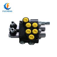 China 40lpm 6 Banks Joystick Hydraulic Monoblock Control Valves for Front Loader and Tractor Fucheng for sale