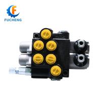China 40lpm 6 Banks Joystick Hydraulic Monoblock Control Valves for Front Loader and Tractor Fucheng for sale
