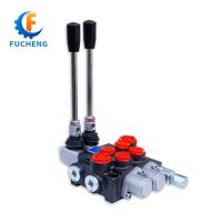 China 40lpm 6 Banks Joystick Hydraulic Monoblock Control Valves for Front Loader and Tractor Fucheng for sale
