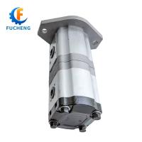 China Standard 20cc 20cc Aluminum Hydraulic Gear Pump Double Pump for Machinery from Fucheng for sale
