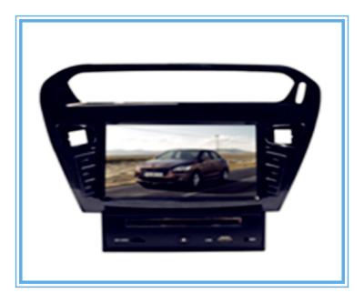 China CITROEN 8'' Two DIN Car DVD Player for Elysee with GPS/SD/DVD/CD/RSD for sale