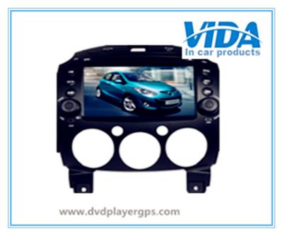China MAZDA Two DIN 8'' Car DVD Player with gps/TV/BT/RDS/IR/AUX/IPOD special for Mazda 2 for sale