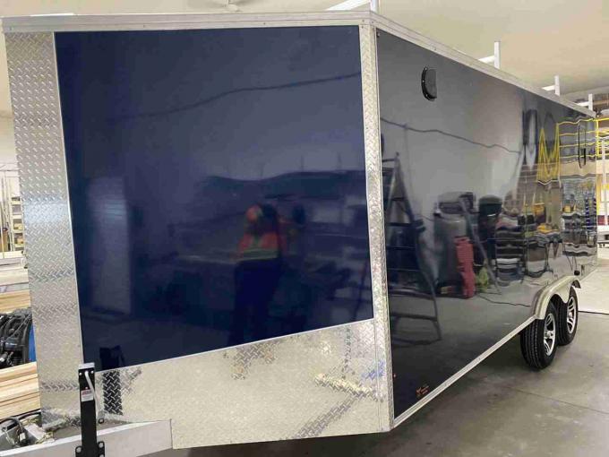 latest company case about coated Aluminum sheet and Checkered sheet for enclosed snowmobile trailers 0