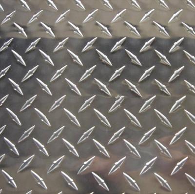 China 1000 Series Aluminum Checkered Sheet 1050 1060 1100 Aluminum Checker Plate for sale