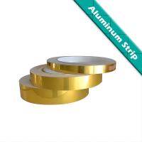 China PVDF Gold Color Coated Painted Aluminum Strip 1050 1100 3003 3104 for sale