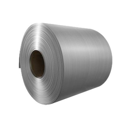 China PVDF Imitation Brushed Aluminum Coil Roll Straight Line Color Coated Aluminum Coil for sale