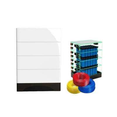 China Stacked 10KWH Solar Energy Storage Battery 51.2V 200Ah LiFePO4 Battery Pack for sale