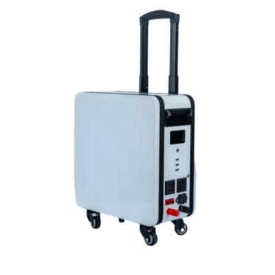 China 25.6V 2000Wh 2000W Portable Power Station LiFePO4 Battery Backup Power Supply for sale