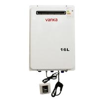 China Vanka 16L Outdoor Gas Water Heater 220V 32KW Tankless External Wall Mounted System for sale