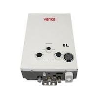 China 6L Instant Tankless Flue Gas Water Heater - 12kW Wall Mounted with Battery Ignition and 0.025-0.8 MPa Water Pressure for sale