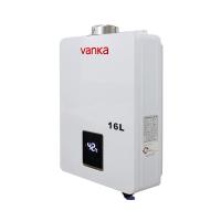 China Thermostat Control Indoor Gas Water Heater 12L-18L Forced Exhaust with Digital Temperature Control and Self-Modulating Flame for sale