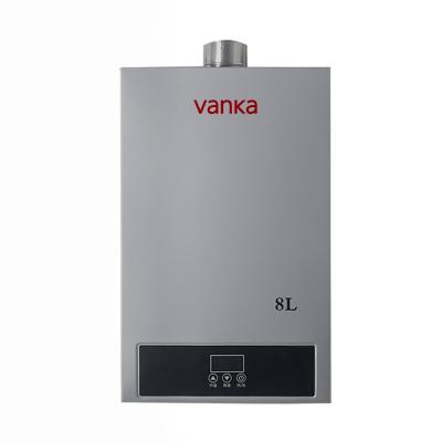 China Portable Propane Gas Geyser 8L Indoor Water Heater with Thermostatic Control 30-60°C JSQ8-11 Model for sale