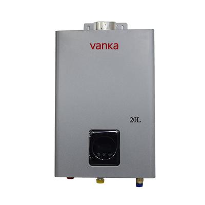 China Dometic Digital Multipoint 20L Indoor Tankless Gas Water Heater with 2400W Power and 95% Efficiency for sale