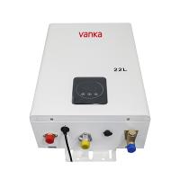 China Vanka 22L 40KW Indoor Low Pressure Gas Water Heater with Thermostatic Control 120V Instant Hot Water System for sale