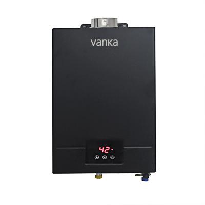 China Vanka 12L Digital Thermostat Gas Water Heater 24kW Tankless Wall Mounted with 0.025-0.8MPa Water Pressure for sale