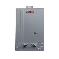 China Vanka CE Certified Forced Exhaust Gas Water Heater 12L-24L Capacity with 0.02-0.8Pa Working Pressure for sale