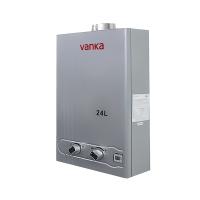 China Vanka CE Certified Forced Exhaust Gas Water Heater 12L-24L Capacity with 0.02-0.8Pa Working Pressure for sale
