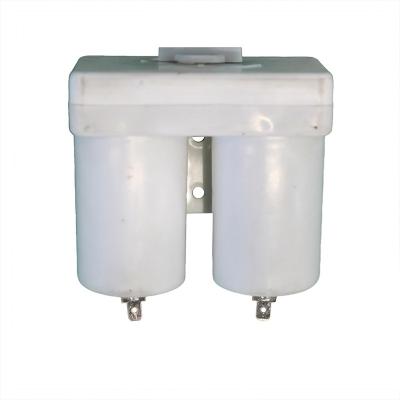 China Empty Gas Water Heater Battery Box 8.2×7.4×3.6cm White Plastic Housing for 3V DC Systems for sale
