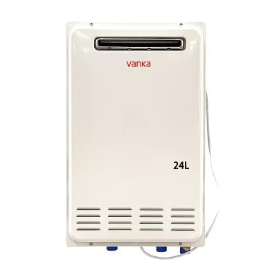 China Instant Outdoor Gas Water Heater 0.02-0.8MPa Pressure 35-65°C Temperature Range CE Certified for Camping for sale