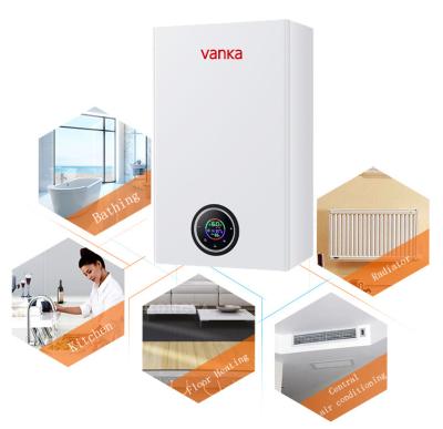 China Wall Mounted Gas Combi Boiler 20-40kW with 95% Efficiency for Room Heating and Hot Water Supply for sale