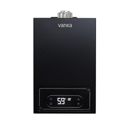 China Tankless Oxygen Free Copper Indoor Gas Water Heater with 84% Efficiency and 220V Digital Control for sale