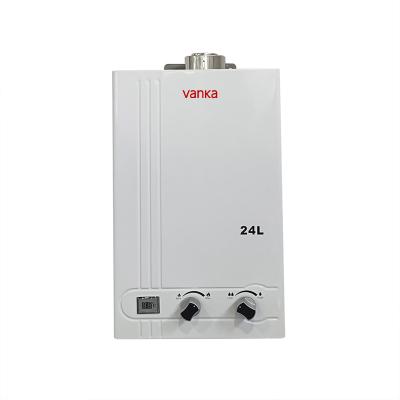 China Forced Exhaust Gas Water Heater 12L-24L Capacity with Digital Control and 0.02-0.8MPa Pressure Range for sale