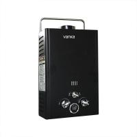 China Black Portable Flue Water Heater 12L LPG Tankless Instant Hot Water System for Outdoor Camping for sale