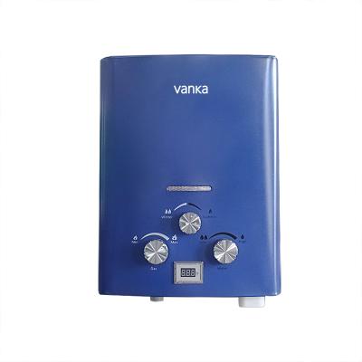 China 6L Portable Gas Water Heater for Camping with 12-15 kW Power and 3-5 L/min Flow Rate for sale