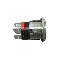 China Stainless Steel Momentary Push Button Switch 20A/250VAC with IP68 Waterproof Rating and Multiple LED Options for sale
