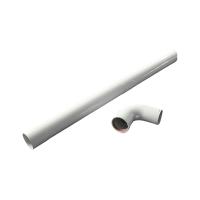 China Standard Aluminium Concentric Flue 100/60mm for Gas Boilers Stoves Water Heaters 75cm for sale