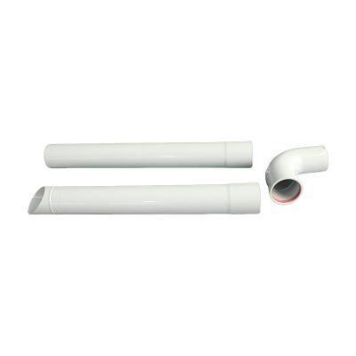 China Standard Aluminium Concentric Flue 100/60mm for Gas Boilers Stoves Water Heaters 75cm for sale
