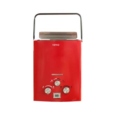 China 6L Outdoor Gas Portable Water Heater with 1-Year Warranty - Instant Shower for Camping and Pet Cleaning for sale