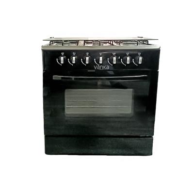China 4-Burner Gas Oven with Convection System and Tempered Glass Rack - 1500W Power, Class A Efficiency for Home and RV Use for sale