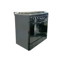 China 4-Burner Gas Oven with Convection System and Tempered Glass Rack - 1500W Power, Class A Efficiency for Home and RV Use for sale