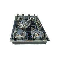 China Built-in Gas Cooktop with 4 Burners and Tempered Glass Surface - 110/220V, 180W Power Rating for sale