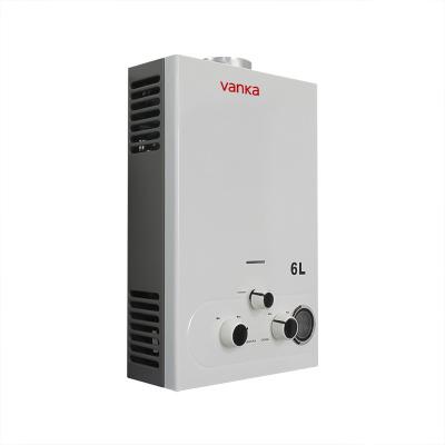 China 6L Digital Gas Water Heater Portable On Demand Hot Water System with 6L/Min Flow and Digital Temperature Control for sale