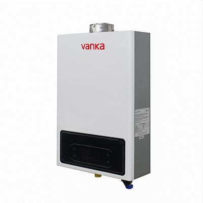 China Digital Instant Indoor Gas Water Heater 32kW Tankless System 16L/min Whole House Hot Water Supply for sale