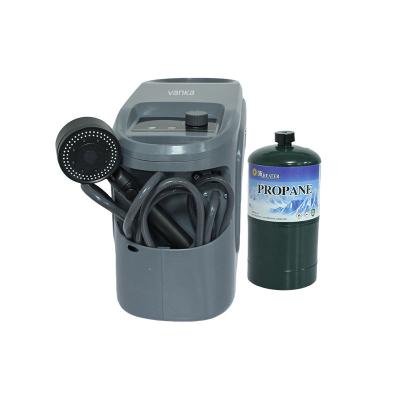 China Portable LPG Camping Water Heater 500ml 300W Compact Outdoor Flue Gas Heater for sale