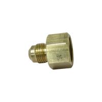 China Brass Gas Connector for Stovetop Natural Gas Pipe Threaded Straight Fitting 1/2 inch for sale
