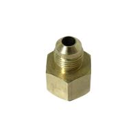 China Brass Gas Connector for Stovetop Natural Gas Pipe Threaded Straight Fitting 1/2 inch for sale