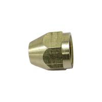 China Forged Brass Female Fitting Short Enlarged Mouth Nut 1/2 Inch Copper Pipe Connection for sale